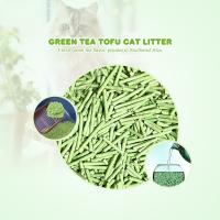China Wholesale Quick Clumping Flushable Tofu Cat Litter Pellets with Customizable Flavors for sale