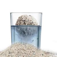 China Flushable Bentonite Tofu Mixed Cat Litter Dust Free Clumping Biodegradable Cat Litter for sale