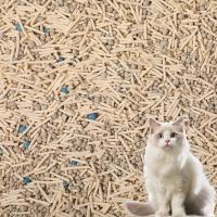 China Flushable Bentonite Tofu Mixed Cat Litter Dust Free Clumping Biodegradable Cat Litter for sale