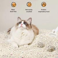 China Deodorizing Tofu Bentonite Mixed Cat Litter Custom Logo Fast Absorption Particles for sale