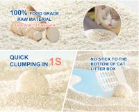 China Flushable ODM Cassava Litter Natural Cat Litter Without Dust for sale