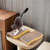 China Customized Cat Corrugated Scratcher ODM Corrugated Cardboard Cat Scratcher for sale