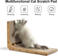China Sustainable Reversible Cat Scratching Pad Durable Cat Scratcher Lounge for sale