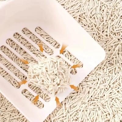 China Tofu Flush Kitty Litter Down Toilet Odor Control Cat Litter Sand for sale