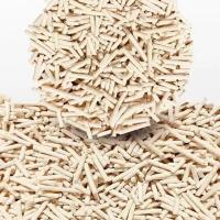 China Ultra Absorbent Tofu Sand Litter White Low Tracking Clumping Cat Litter for sale