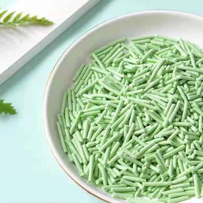 China Free Sample and Free Delivery Green Tea Scented Tofu Cat Litter Odor Control Tofu Cat Sand Litter Hypoallergenic Ingredient Safety Kitty Litter With No Dust for sale