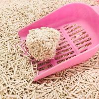 China 100% Natural Materials Low Dust Fast Clumping Tofu Cat Litter Flushable Kitty Litter for sale