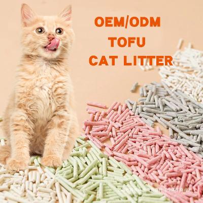 China ODM OEM Tofu Pellets Absorbs Water And Deodorizes Quickly In 3 Seconds for sale