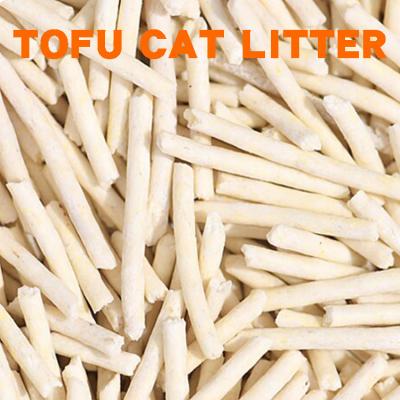 China Wholesale Biodegradable Low Dust Fast Clumping Tofu Cat Litter for Multiple Cats for sale
