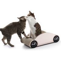 China Eco Friendly Scratching Board Corrugated Paper Wall Mounted Cat Scratcher for sale