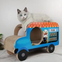 China Corrugated Cardboard Cat Scratcher Car Shaped Cat Scratcher OEM ODM for sale