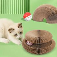 China Luxury Slope Cat Scratcher Lounge ODM Corrugated Cardboard Cat Furniture for sale