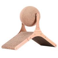 China 100% Recycled Scratching Board Corrugated Paperboard Cat Scratcher Lounge for sale