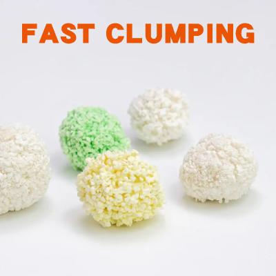 China Low Dust Flushable Biodegradable Cassava Cat Litter Made from Cassava Starch for Eco-Friendly Pet Care for sale