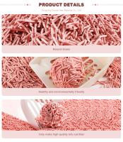 China Premium Factory Direct Tofu Cat Litter peach flavor pink Low Dust Superior Odor Control Fast Clumping Plant Based Eco Formula for Brands and Distributors for sale