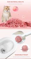 China Premium Factory Direct Tofu Cat Litter peach flavor pink Low Dust Superior Odor Control Fast Clumping Plant Based Eco Formula for Brands and Distributors for sale