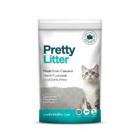 China Low Dust Flushable Biodegradable Cassava Cat Litter Made from Cassava Starch for Eco-Friendly Pet Care for sale