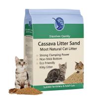 China Dissolves Quickly Cassava Cat Litter with Strong Clumping Power and Low Dust for Eco-Friendly Pet Care for sale