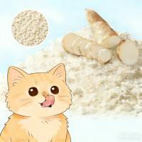 China 100% Biodegradable Low Dust Fast Clumping Cassava Cat Litter Made from Natural Tapioca Starch for sale