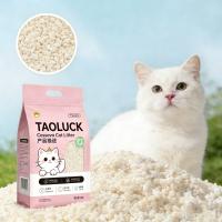 China 100% Biodegradable Low Dust Fast Clumping Cassava Cat Litter Made from Natural Tapioca Starch for sale
