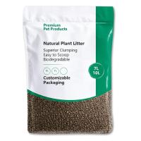 China Biodegradable Low Dust Fast Clumping Tofu Cat Litter Sand with Customizable Packaging for sale