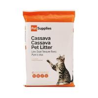 China Low Dust Fast Clumping Cassava Cat Litter with Effective Odor Control for Cats for sale