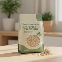China Natural Tofu Cat Litter from Soybean Residue with Strong Clumping, Low Dust, and Safe for Kittens for sale