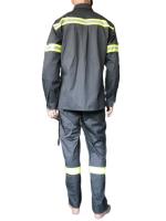 China Professional Fire Fighting Suit 0.5kg Waterproof Flame Retardant with Reflective Strips S-4XL Emergency Rescue Gear for sale