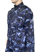 China Blue Camouflage Military Army Uniform XS - 4XL Waterproof Tactical Uniform Set for sale