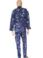 China Blue Camouflage Military Army Uniform XS - 4XL Waterproof Tactical Uniform Set for sale