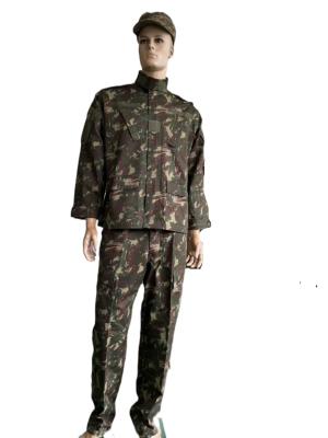 China ACU Woodland Camo Military Uniform Set - 65% Polyester 35% Cotton, 1.5kg Weight, Sizes XS-3XL for sale