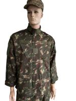 China ACU Woodland Camo Military Uniform Set - 65% Polyester 35% Cotton, 1.5kg Weight, Sizes XS-3XL for sale