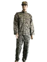 China TC 65/35 Fabric ACU Military Uniform Set XS-3XL with 210-230g/m² Weight and Desert Camo Pattern for sale