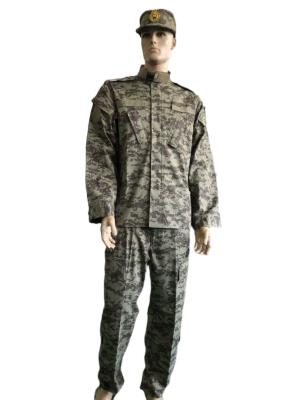 China TC 65/35 Fabric ACU Military Uniform Set XS-3XL with 210-230g/m² Weight and Desert Camo Pattern for sale
