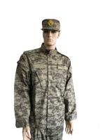 China TC 65/35 Fabric ACU Military Uniform Set XS-3XL with 210-230g/m² Weight and Desert Camo Pattern for sale
