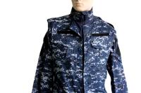 China Blue Camouflage BDU Military Uniform Set 3-Piece XS-3XL 1.5kg Weight for Tactical Use for sale