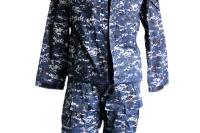 China Blue Camouflage BDU Military Uniform Set 3-Piece XS-3XL 1.5kg Weight for Tactical Use for sale