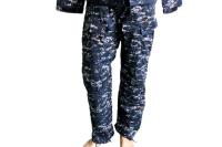 China Blue Camouflage BDU Military Uniform Set 3-Piece XS-3XL 1.5kg Weight for Tactical Use for sale