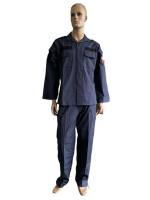 China Navy Blue Nylon Cotton BDU Military Uniform Set S-4XL for sale