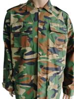 China Military Tactical Jacket BDU Uniform 65/35 Poly-Cotton Blend with 4 Pockets in XS-4XL Sizes for sale