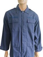 China Custom Navy Blue BDU Military Uniform Set - 65% Polyester 35% Cotton - Sizes XS-4XL - MOQ 2000 Sets for sale