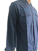 China Custom Navy Blue BDU Military Uniform Set - 65% Polyester 35% Cotton - Sizes XS-4XL - MOQ 2000 Sets for sale