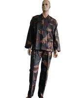 China BDU Military Camo Jacket And Pants Set 65% Polyester 35% Cotton Tactical Workwear for sale