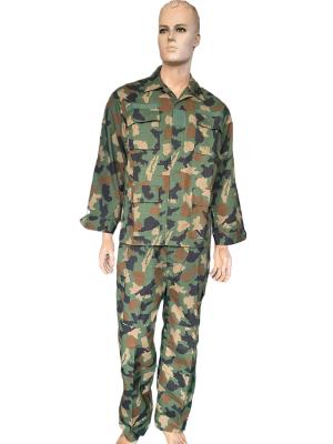 China Outdoor BDU Military Uniform Breathable Camo Work Suit Polyester Cotton Fabric for sale
