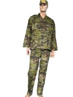 China Custom BDU Long Sleeve Tactical Combat Suit Camo Jacket Pants 65% Polyester 35% Cotton for sale