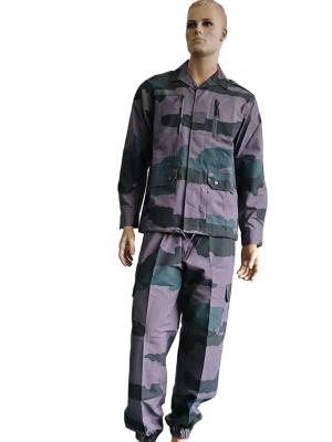 China French F1 Combat Uniform Set - 50% Nylon 50% Cotton Ripstop Fabric 210-230GSM, XS-3XL Sizes for sale