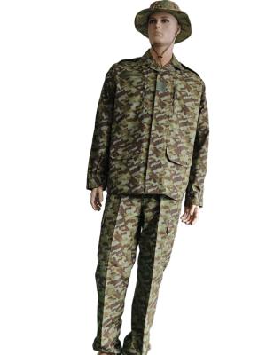 China F2 Camouflage Military Uniform Set with Boonie Hat - 210-230 GSM Fabric, XS to 3XL Sizes for Tactical Outdoor Use for sale