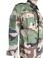 China F2 Tactical Combat Uniform Set - 210-230 GSM Polyester Cotton, XS-3XL Sizes with French Camouflage Pattern for sale