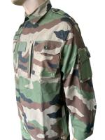 China F2 Tactical Combat Uniform Set - 210-230 GSM Polyester Cotton, XS-3XL Sizes with French Camouflage Pattern for sale