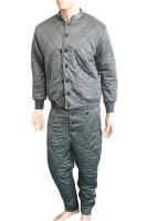 China Military Quilted Jacket Liner with Cotton Filling - 200-230g/m² Fabric Weight, XS-4XL Sizes for sale